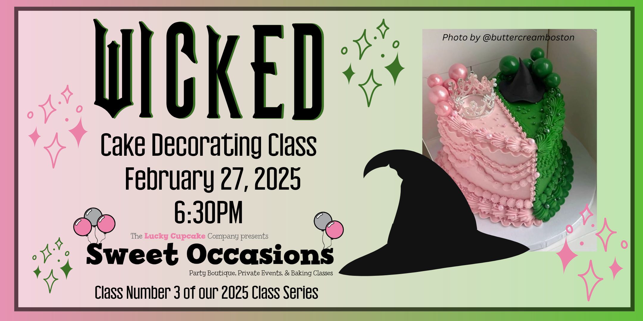 Wicked Cake Decorating at Sweet Occasions - Peddler's Village